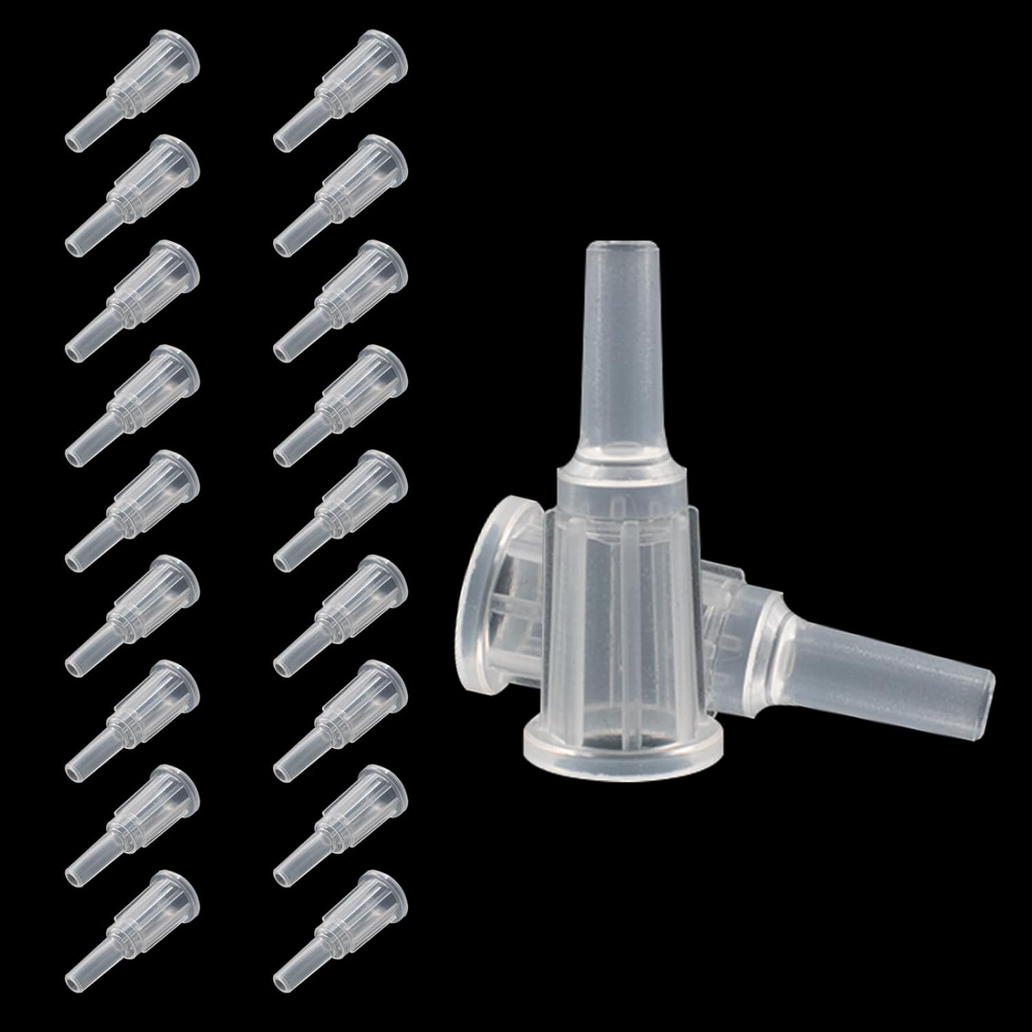 Amazon.com: 20pcs Syringe Adapter Tip, Plastic Replacement Converter ...