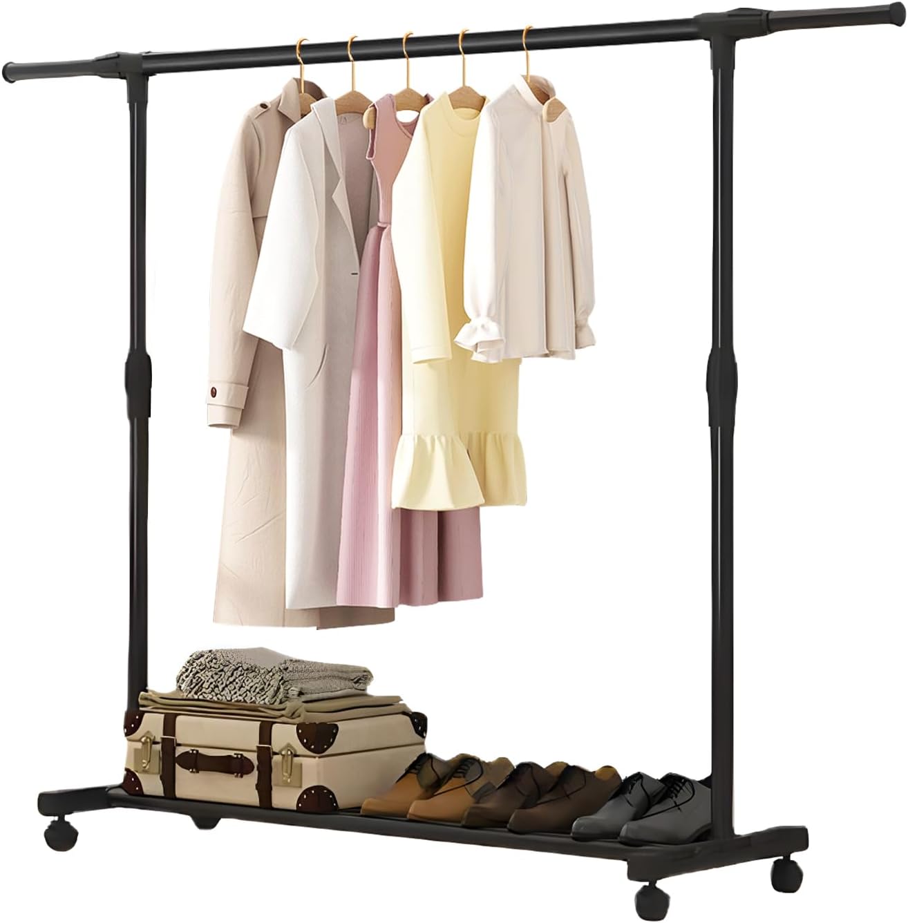 Perchero de ropa estándar,Estante de Ropa,Perchero para Ropa Ajustable ...