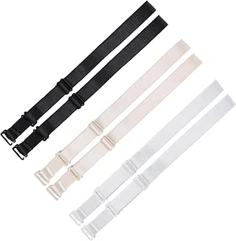 3 Pairs 6 Pcs Shoulder Bra Straps, Width Stop Slipping Adjustable ...