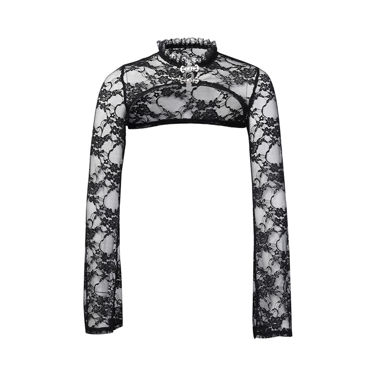 Punk Shrug for Women or Teen Girls Gothic Shawl Goth Crop Top at Amazon ...