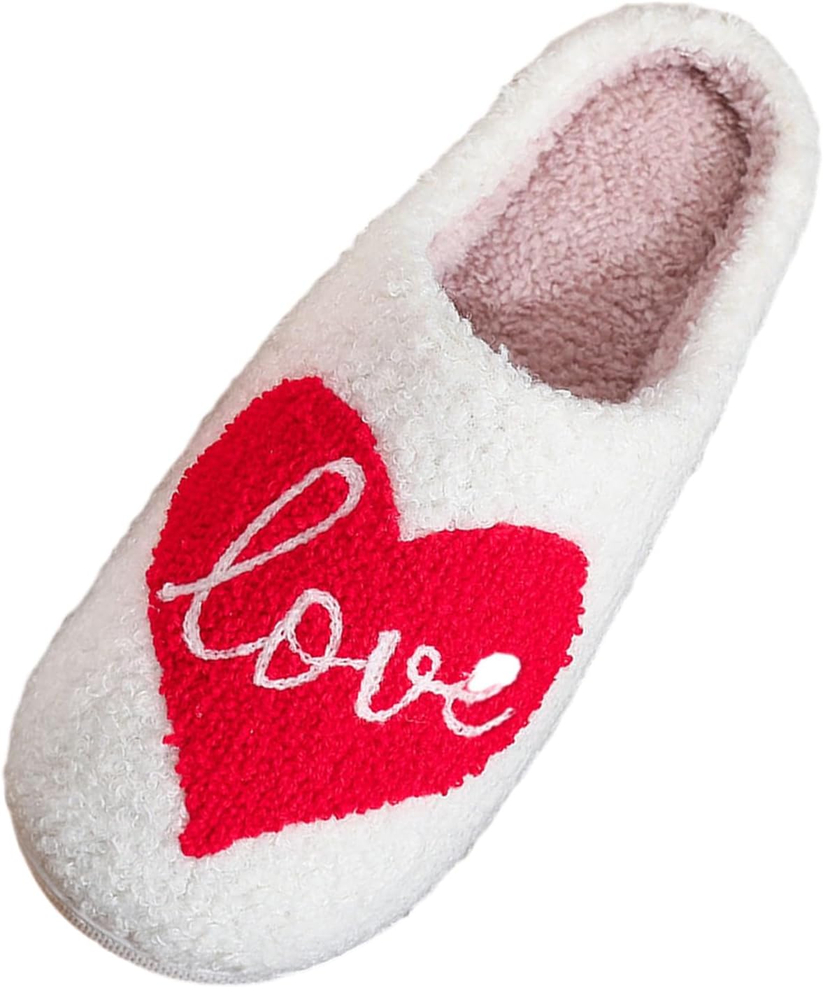 Amazon.com | Winter Valentine's Day Slippers Indoor Home Couple Warm ...