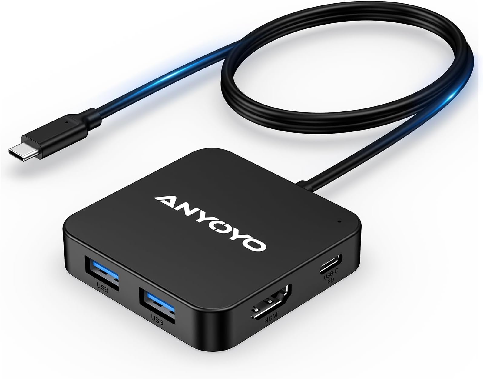 Atolla Hub USB 3.0 Ethernet, Répartiteur C pour Adaptateur en Aluminium ...