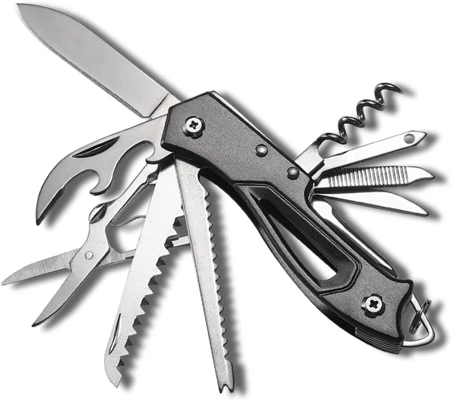 Multi-Function Pocket Knife, 15 in 1 EDC Multi Tool, Stainless Steel ...