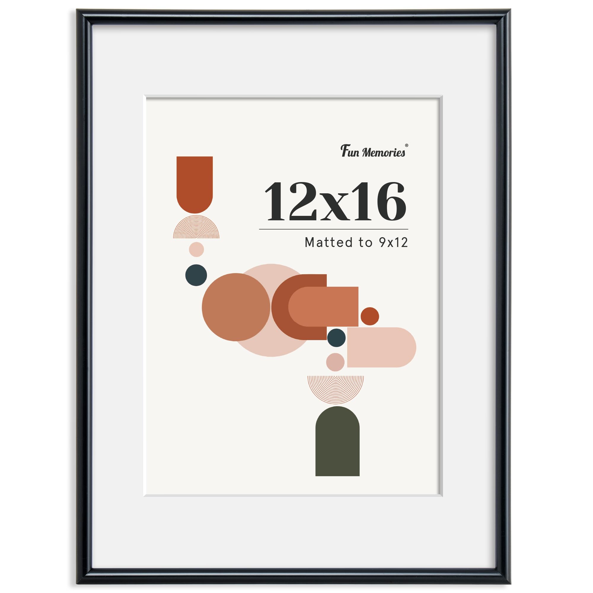 Amazon.com - Fun Memories 12x16 Picture Frame, Display Pictures 9x12 ...