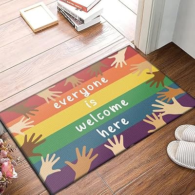 Amazon.com: Funny Doormat Welcome Mat, Classic Black, Non-Slip Front ...