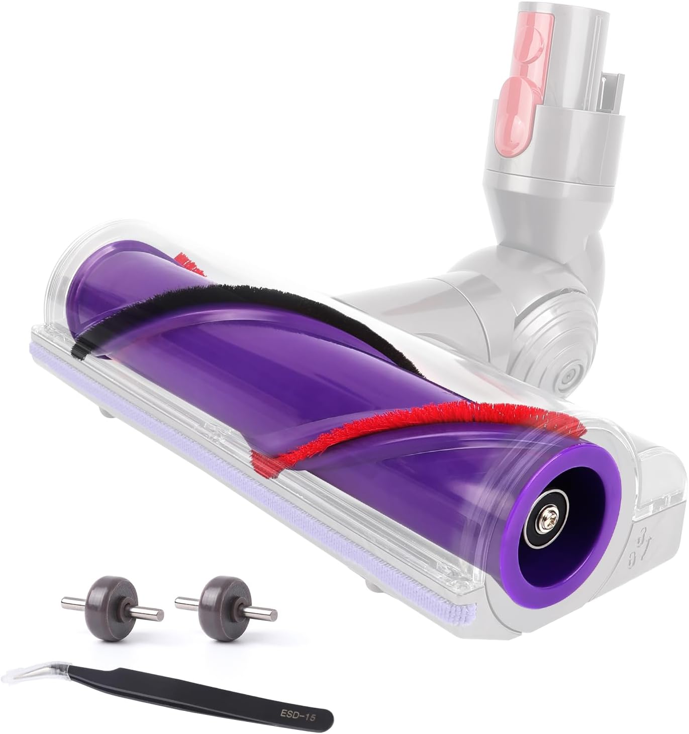 Roller Brush Bar Compatible with Dyson V8 SV10 Vacuum Cleaner Head ...