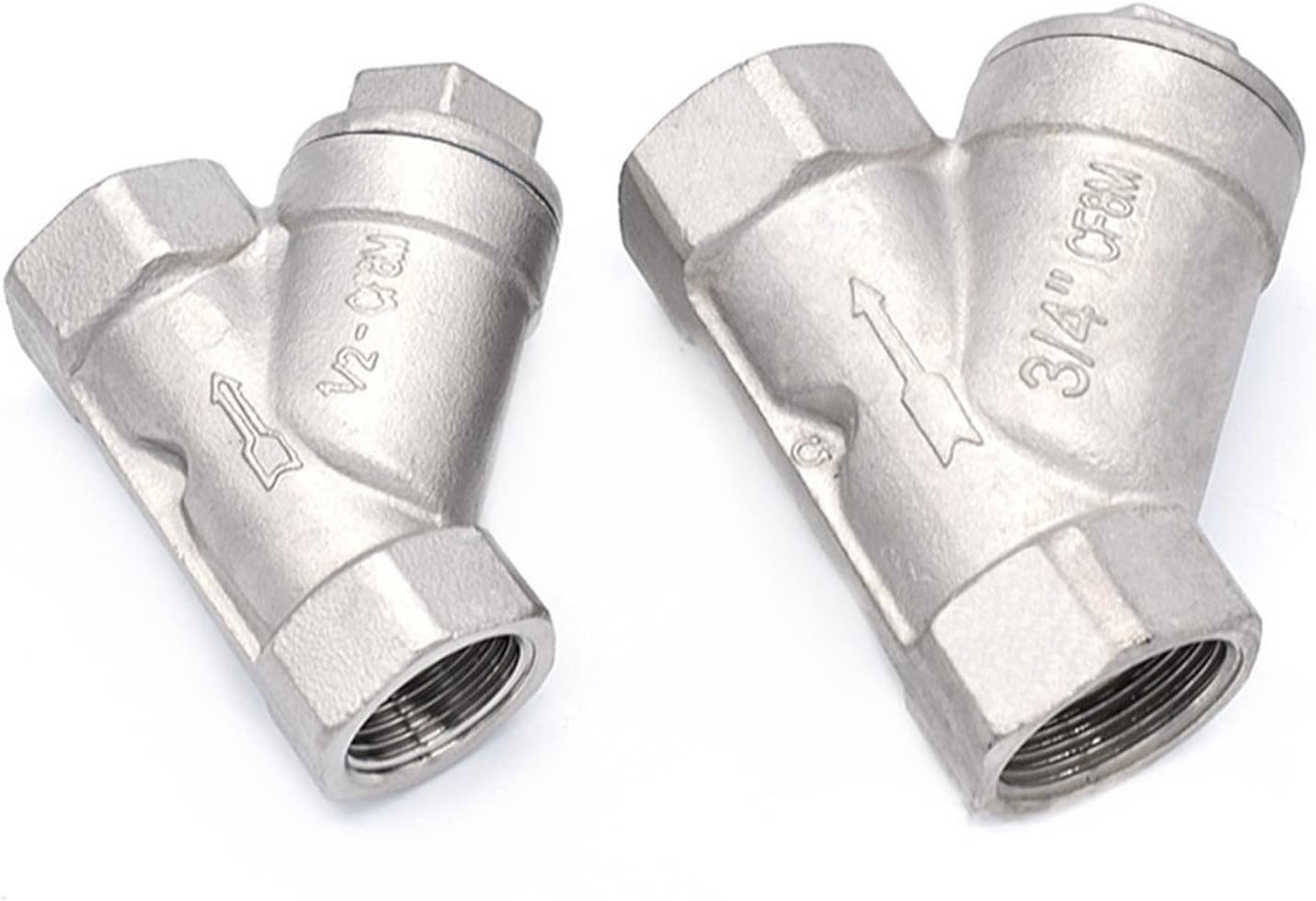 Amazon.com: EVURU BSP Female Inline Y Mesh Strainer Threads Filter 304 ...