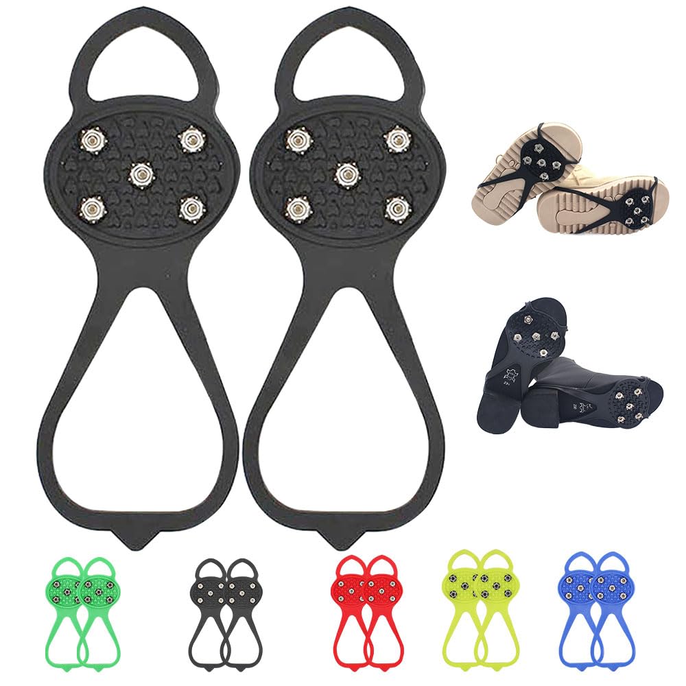 Amazon.com: 2025 Upgraded Universal Non-Slip Gripper Spikes – 5-Tooth ...