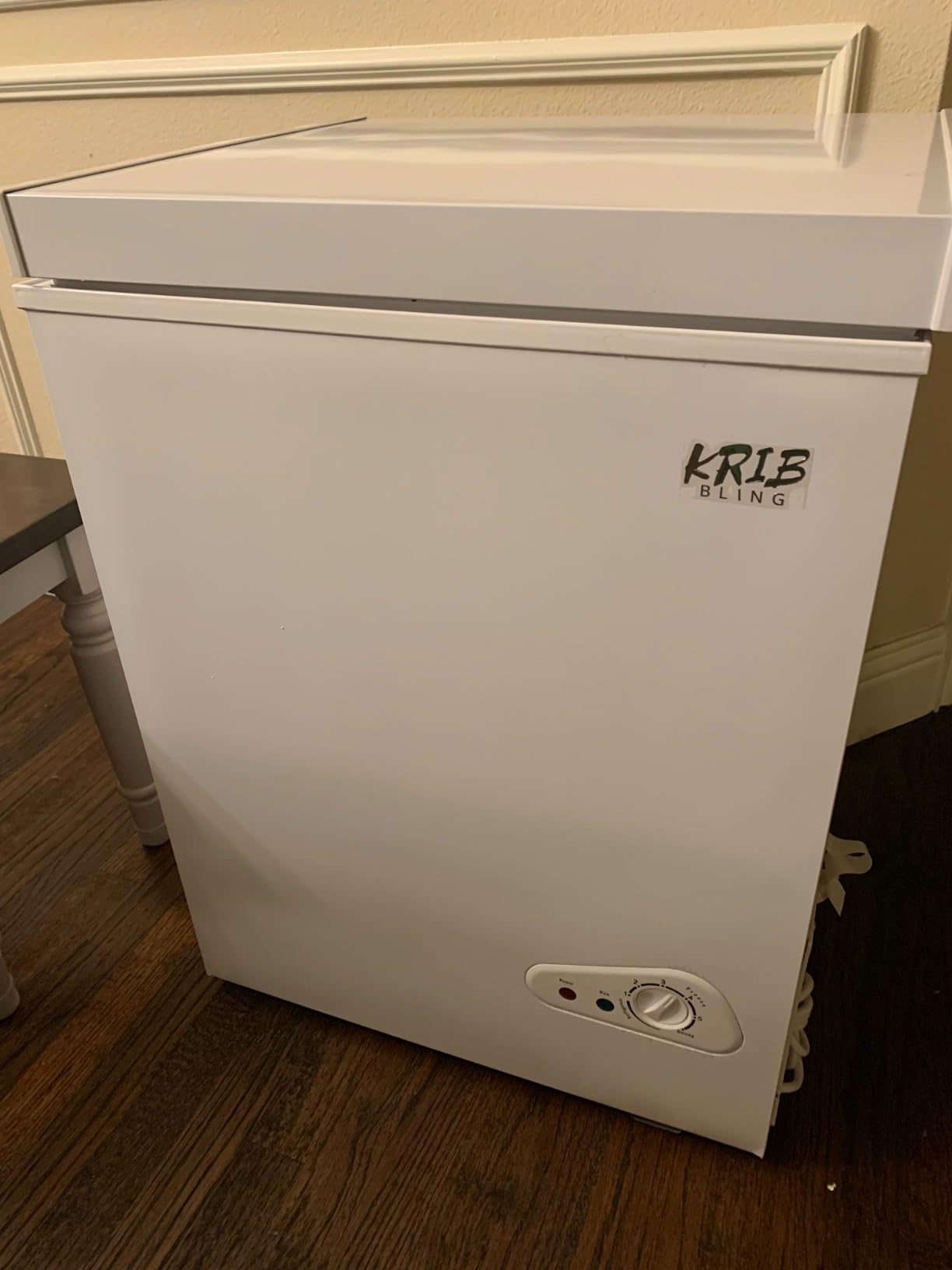 $33/mo - Finance KRIB BLING Chest Freezer 3.5 Cu.Ft Mini 7 Gears ...