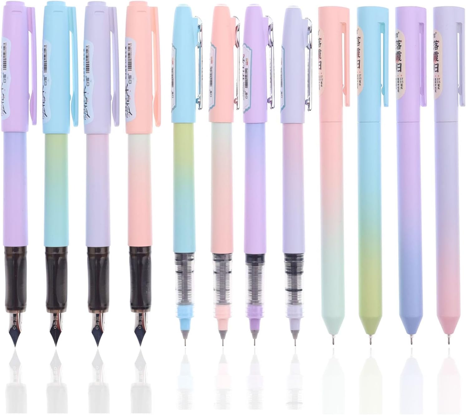 Amazon.com: ITAWIXS 12Pcs Pastel Gel Pens Set, 4Pcs Retractable Pens ...