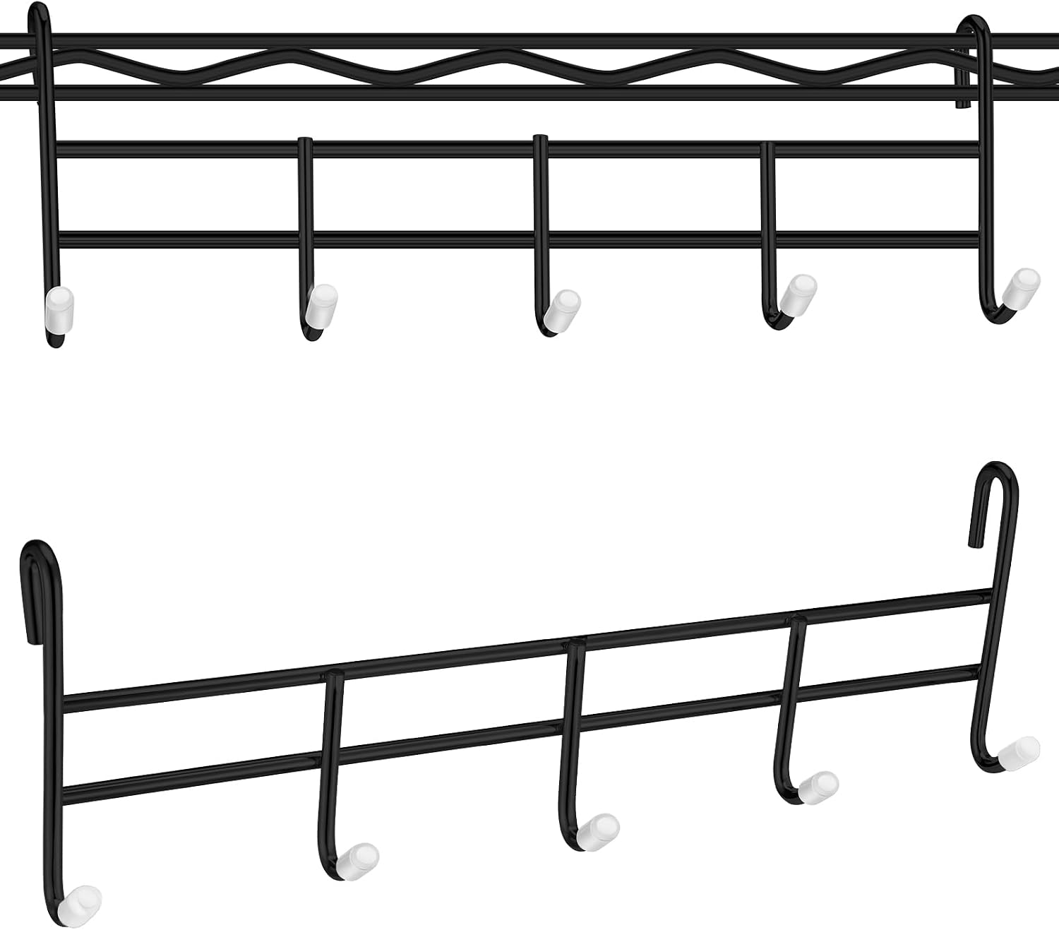 Amazon.com: CroBlissful 2 Pcs 5 Hook Attachment for Wire Shelving 1.5 x ...