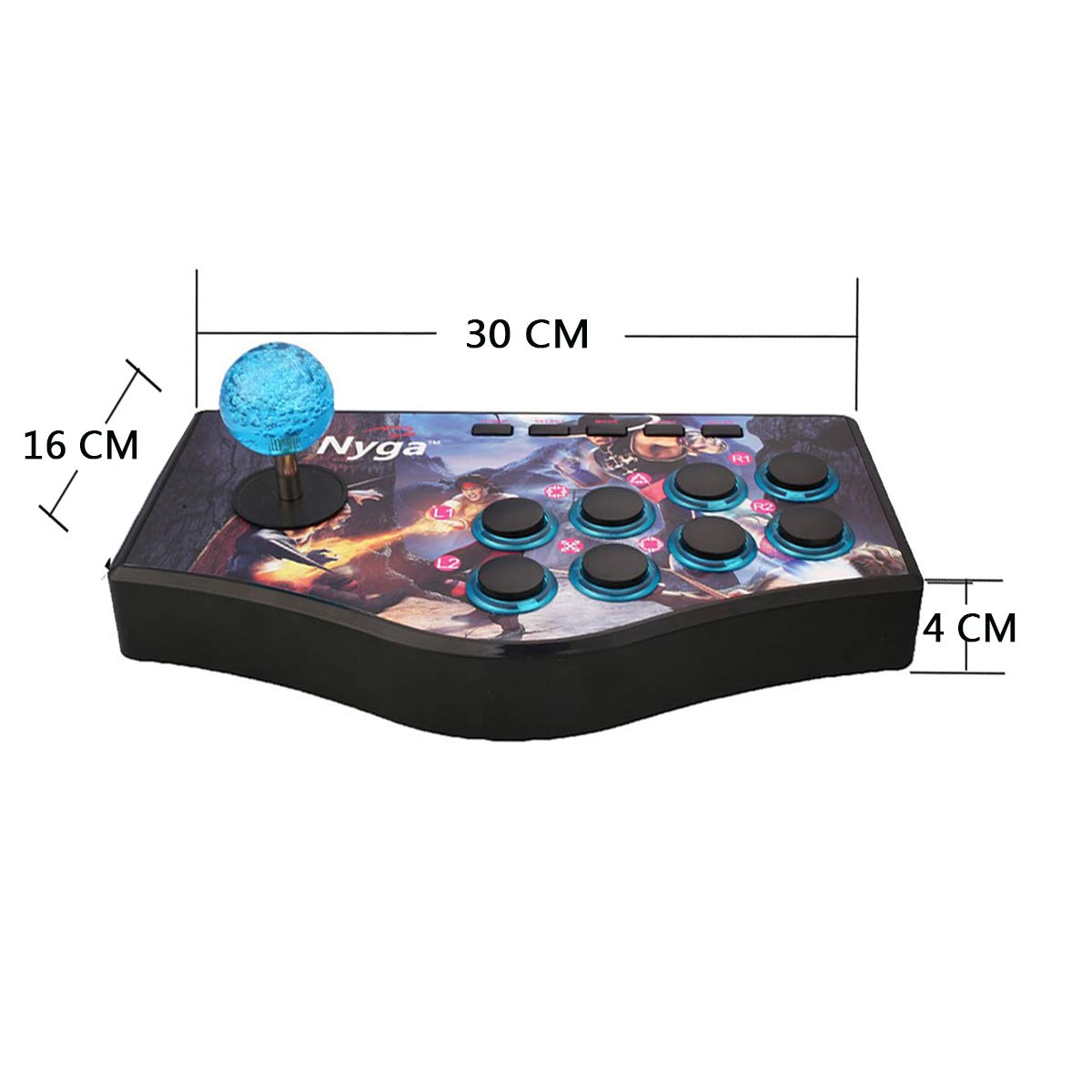 Snapklik.com : 3 In 1 Arcade Fight Stick Fighting Joystick Game ...