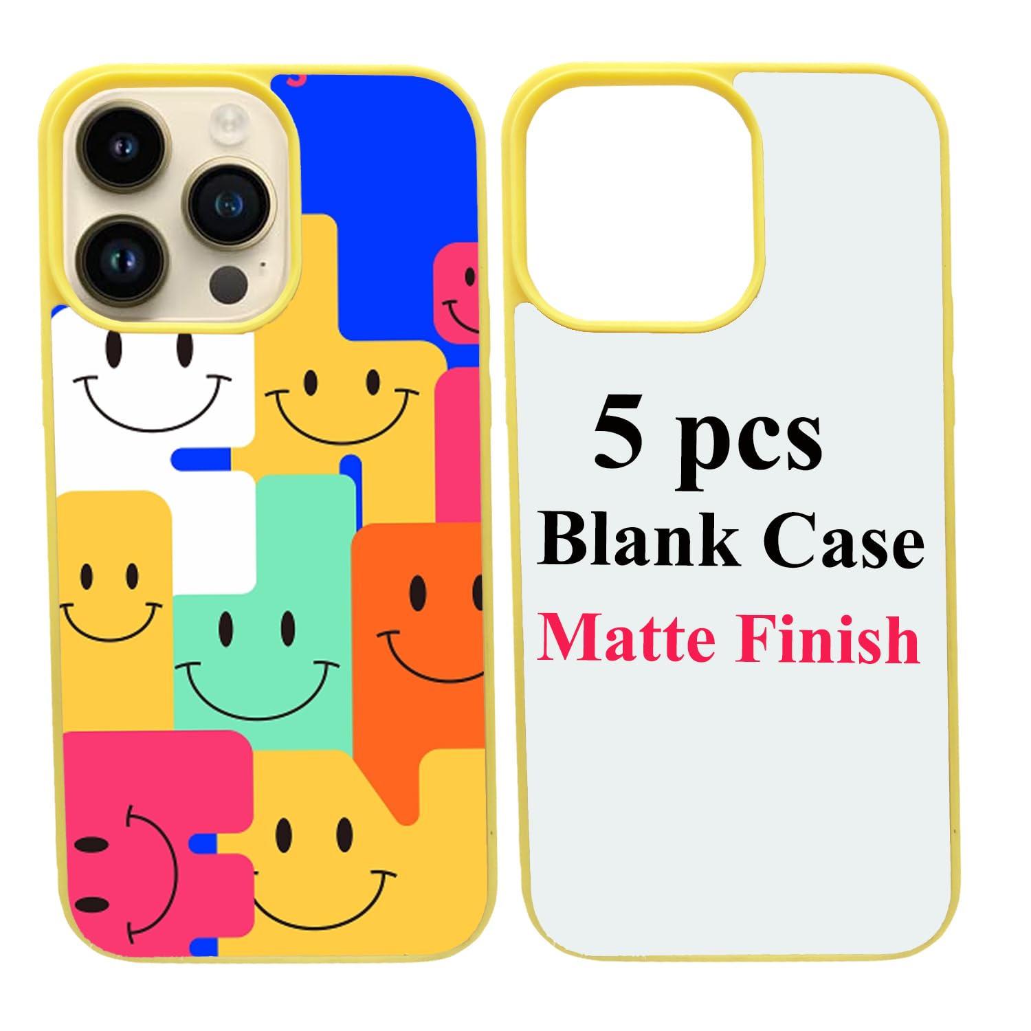 Amazon.com: JUSTRY 5 Sets Sublimation Blanks Phone Case Bulk Covers ...