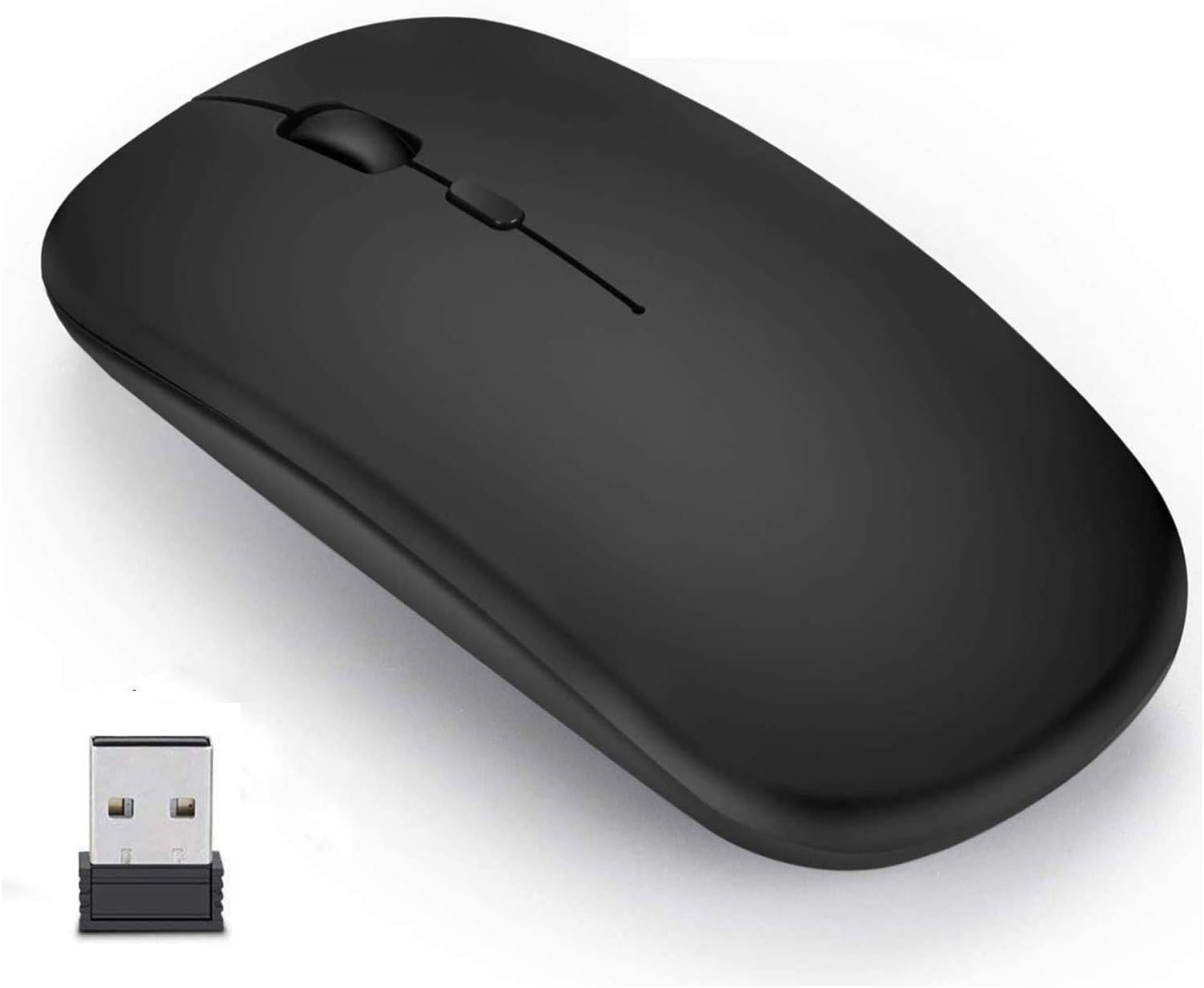Sendowtek Mouse Inalámbrico Recargable, 2.4G Mouse Inalambrico ...
