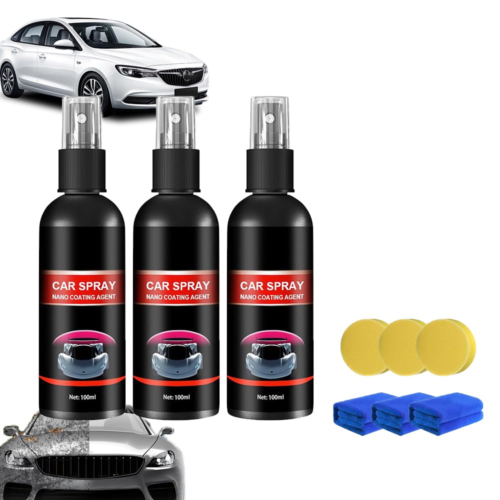 Nurafix Scratch Repair - Nano Car Wax & Scratch Remover Spray (100ml ...