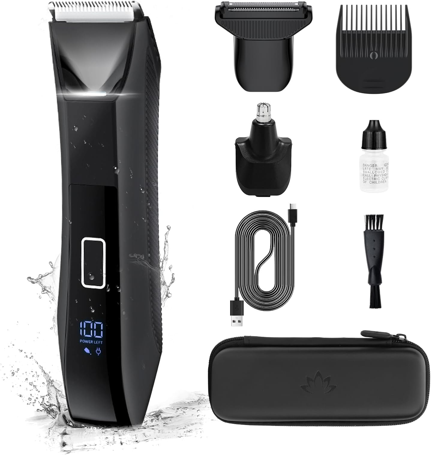 Amazon.com: Beatslm Manscape Body Trimmer for Men, Groin & Body Hair ...