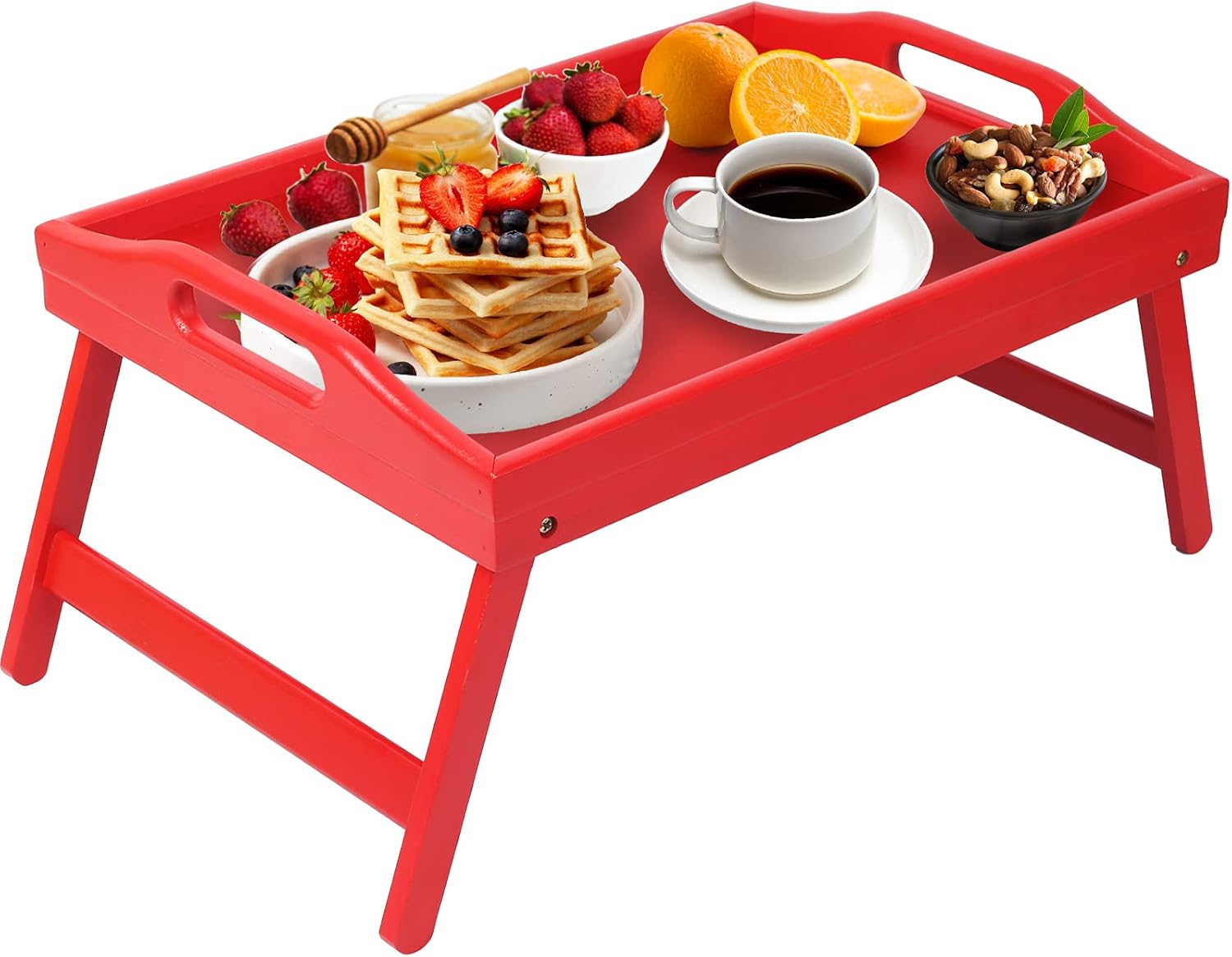 Buy Bed Tray Table With Handle Folding Legs Breakfast Tray For Bed Sofa buy-bed-tray-table-with-handle-folding-legs-breakfast-tray-for-bed-sofa