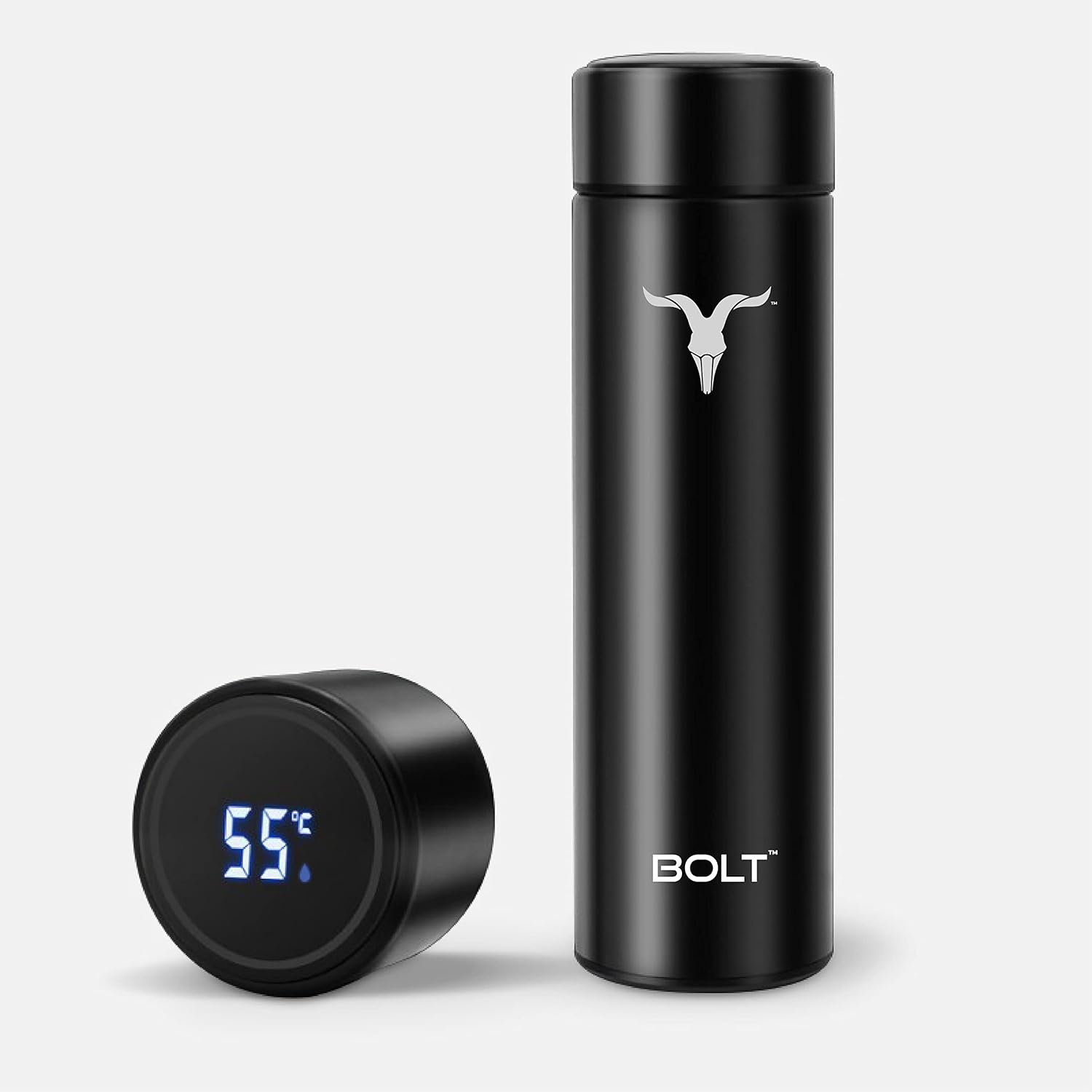 Bolt Smart Vacuum Flask Stainless Steel Water Bottle with LED ...