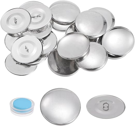 Amazon.com: HARFINGTON 10 Sets Self Cover Button Kit 60L 1.5" 38mm with ...
