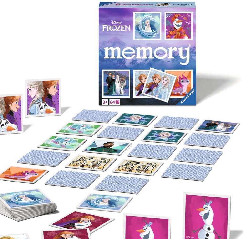 Ravensburger Disney Frozen Memory Game Pares de fotos a juego para niños a partir de 3 años ...