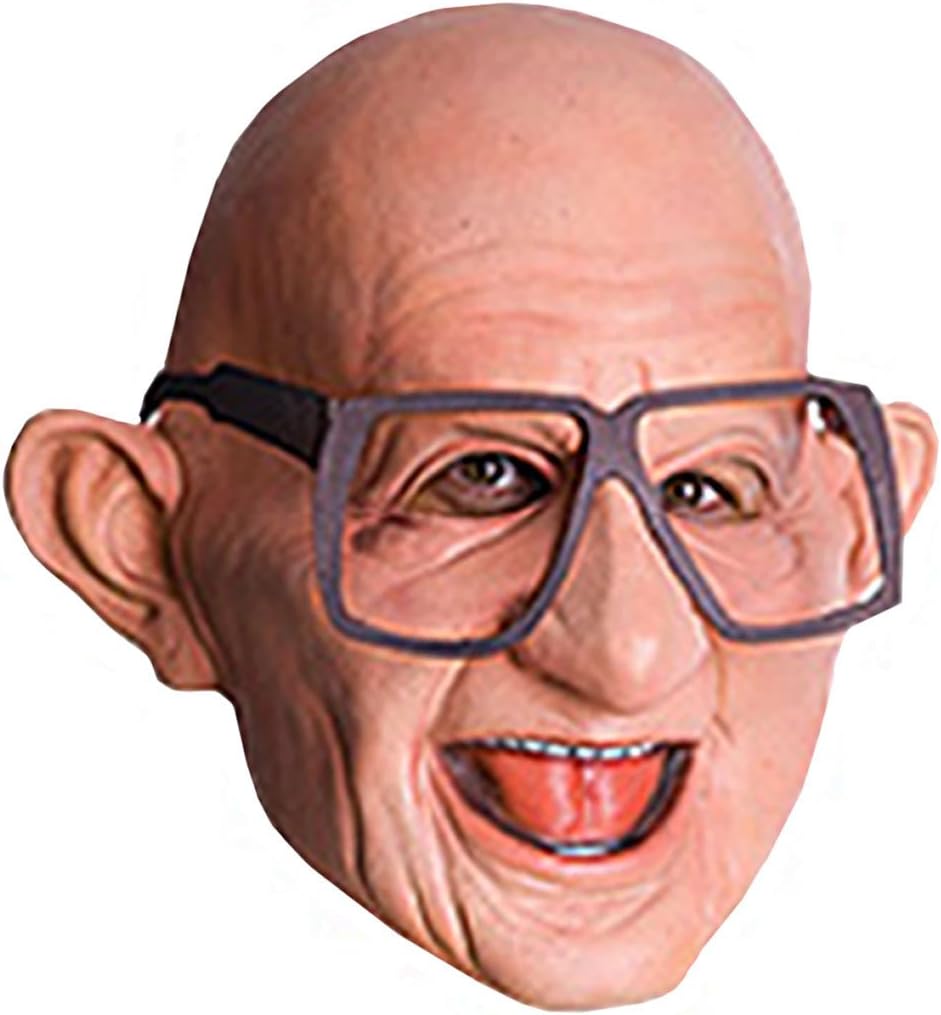Amazon.com: Six Flags Mr. Six Vinyl Mask,Natural,Adult One Size ...