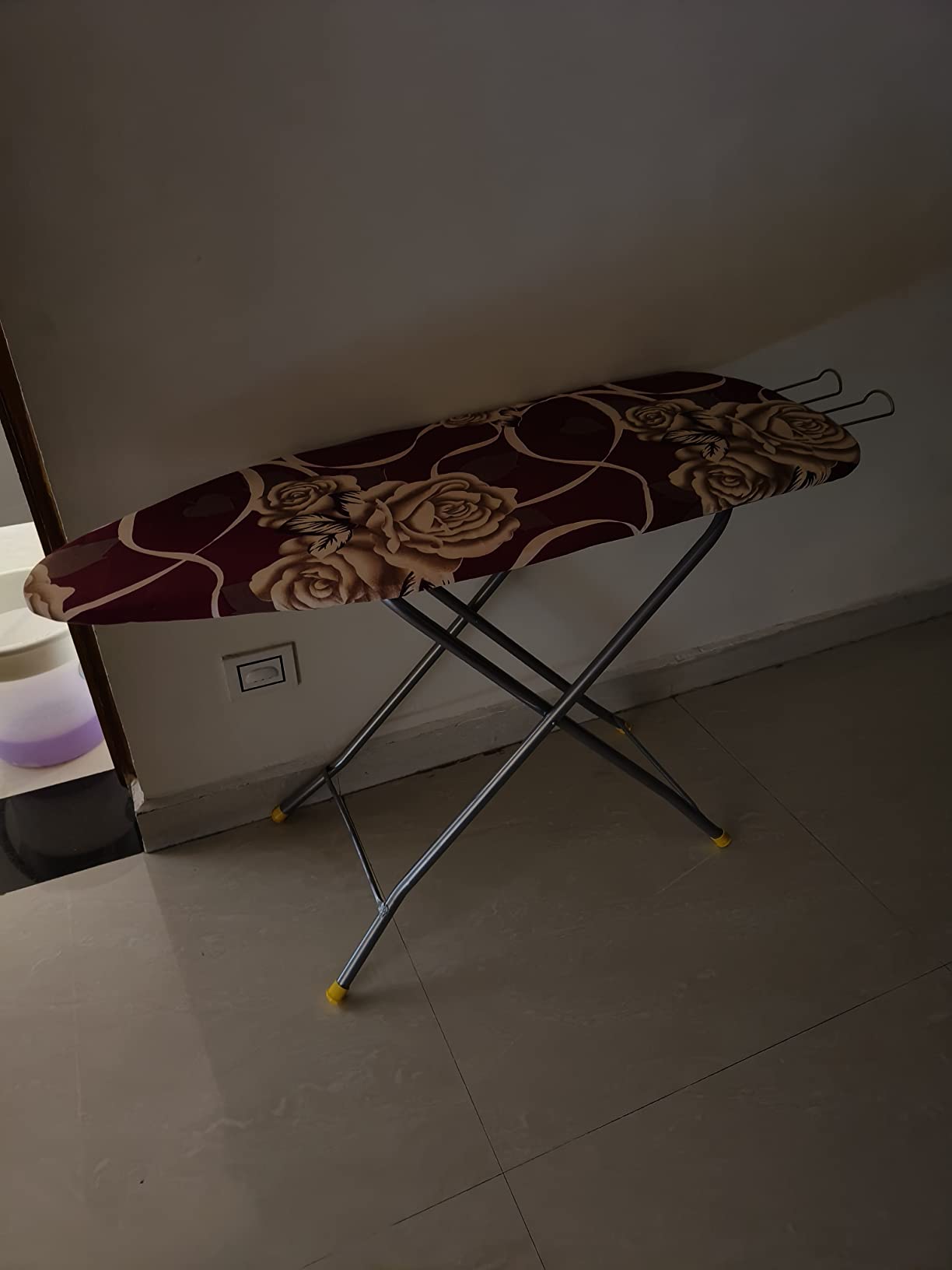 TruGood Big Folding Base Ironing Board/Iron Table with Press Stand for ...