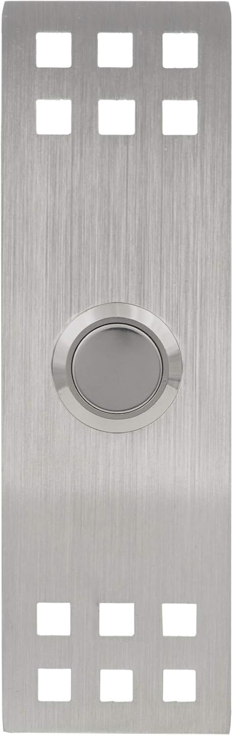 Waterwood Craftsman Doorbell in Silver 1/8" Thick Grade 304 Stainless ...