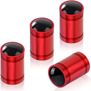 Amazon.com: Metal Valve Stem Caps, Aluminum Tire Valve Stem Caps 4pcs ...