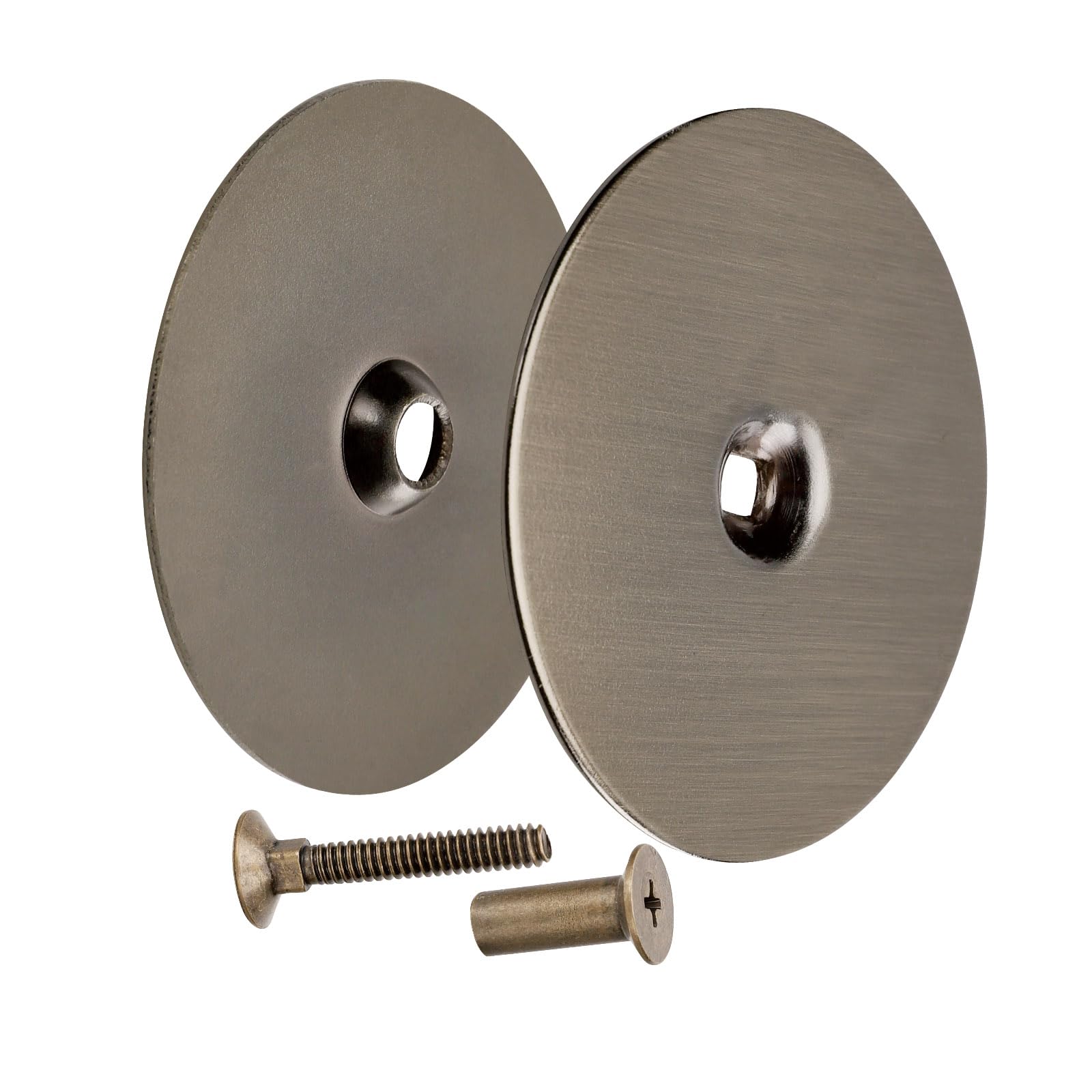 Door Knob Cover Plate, 2-5/8" Deadbolt Door Hole Cover, Solid Steel ...