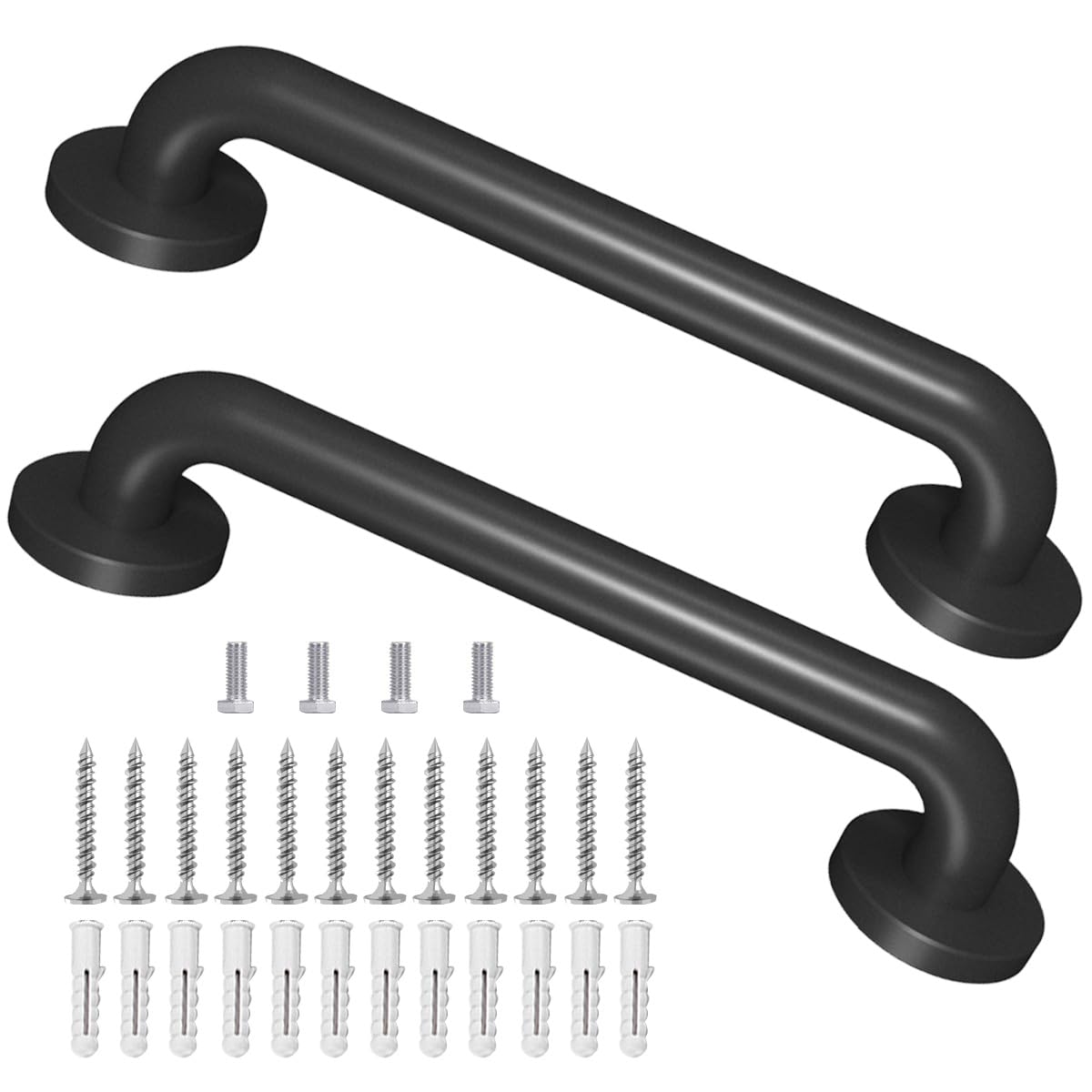 Snapklik.com : 2 Pack 16 Inch Metal Industrial Handrail Grab Pipe ...