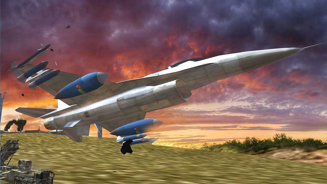 Dogfight Air Attack Combat Flight Survival Hero Avion Force: F16 Flight ...