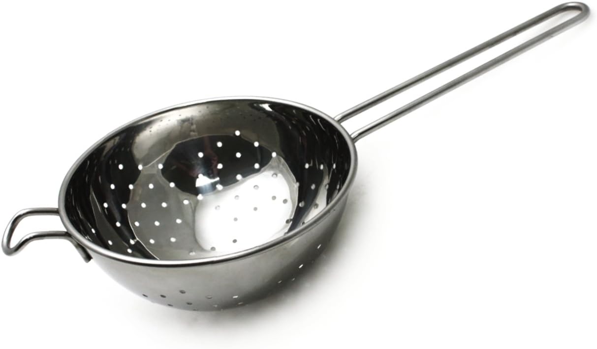 Amazon.com: Stainless Steel Strainer/Colander with Long Handle: Home ...