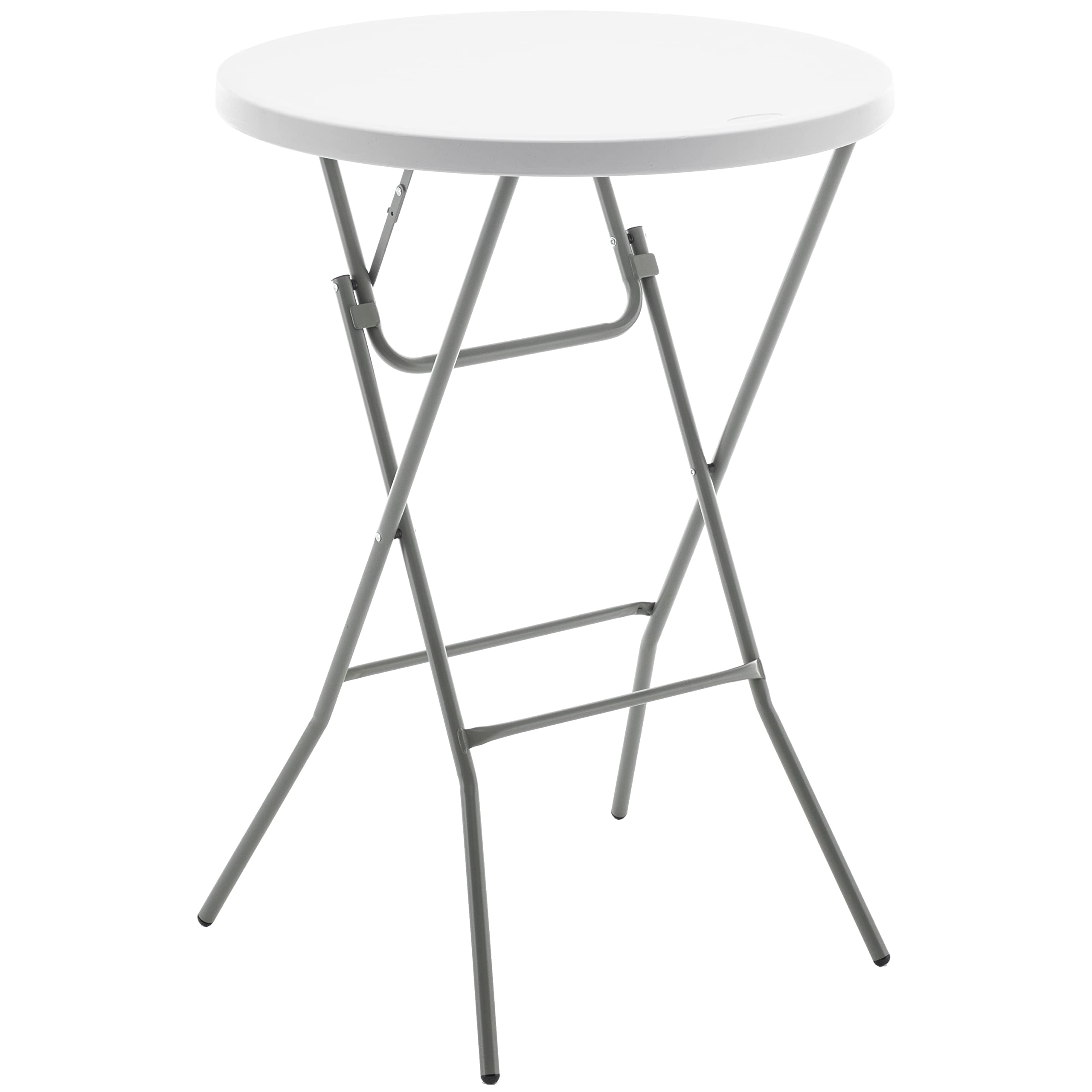 Amazon.com: BTEXPERT White 2.63 Ft 32in Round Plastic Bar Height ...