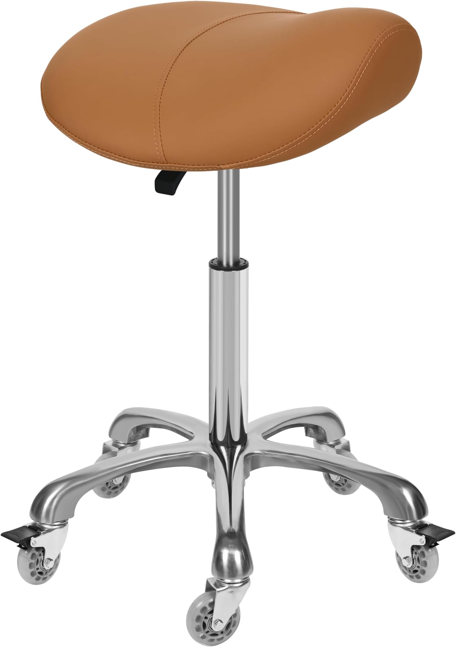 Amazon.com: FRNIAMC Professional Saddle Stool with Wheels Ergonomic ...