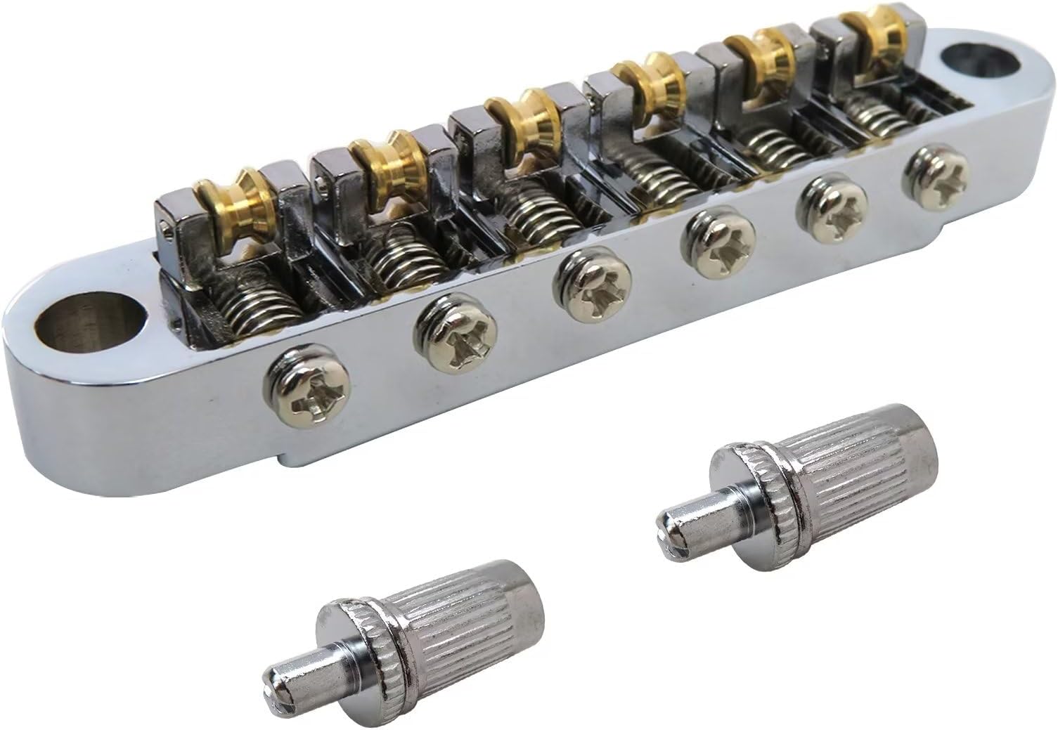 Amazon.com: 1 Pack New Bridge Replacement Tune-O-Matic Bridge w/Roller ...