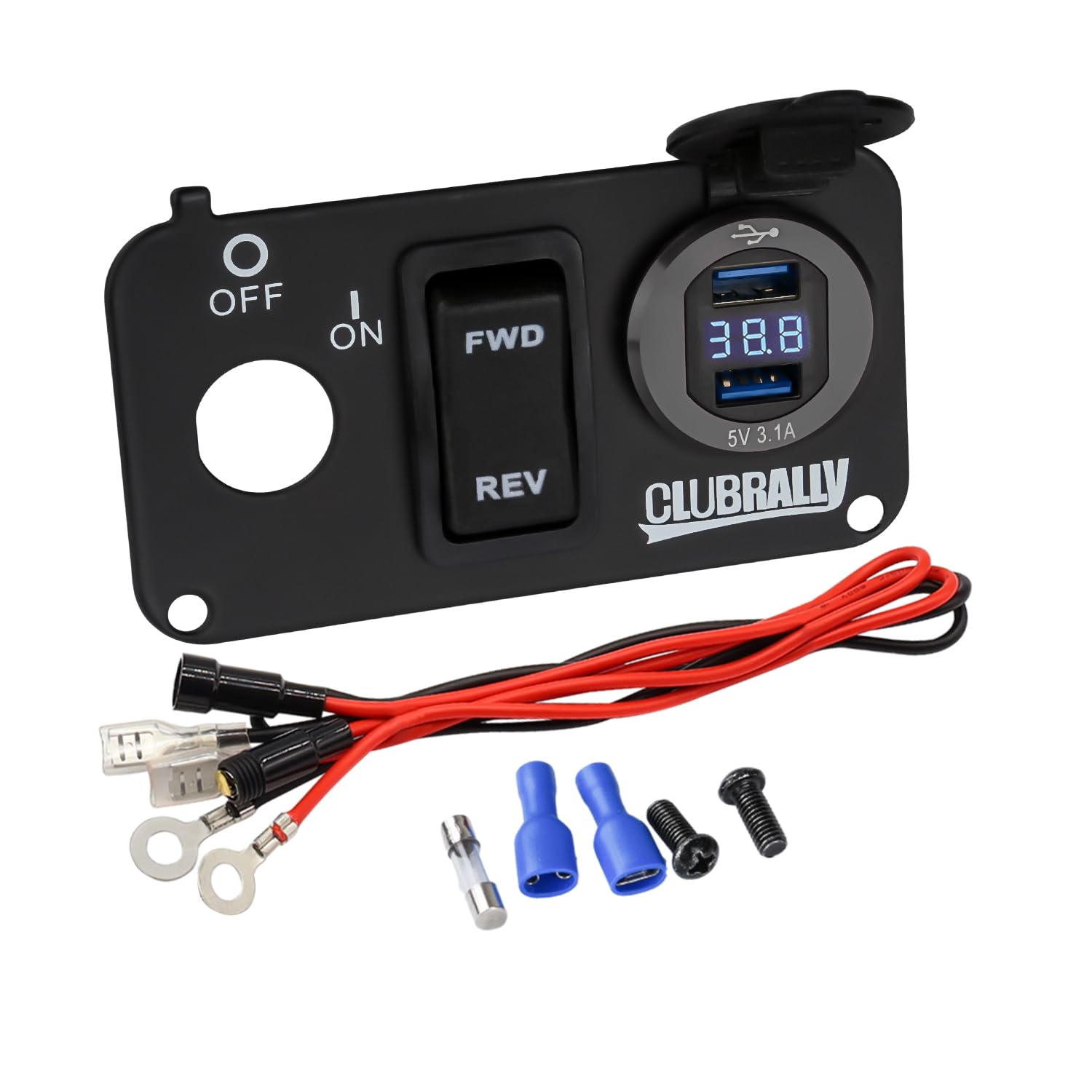 Snapklik.com : CLUBRALLY Golf Cart Key Switch Plate, EZGO Switch Plate