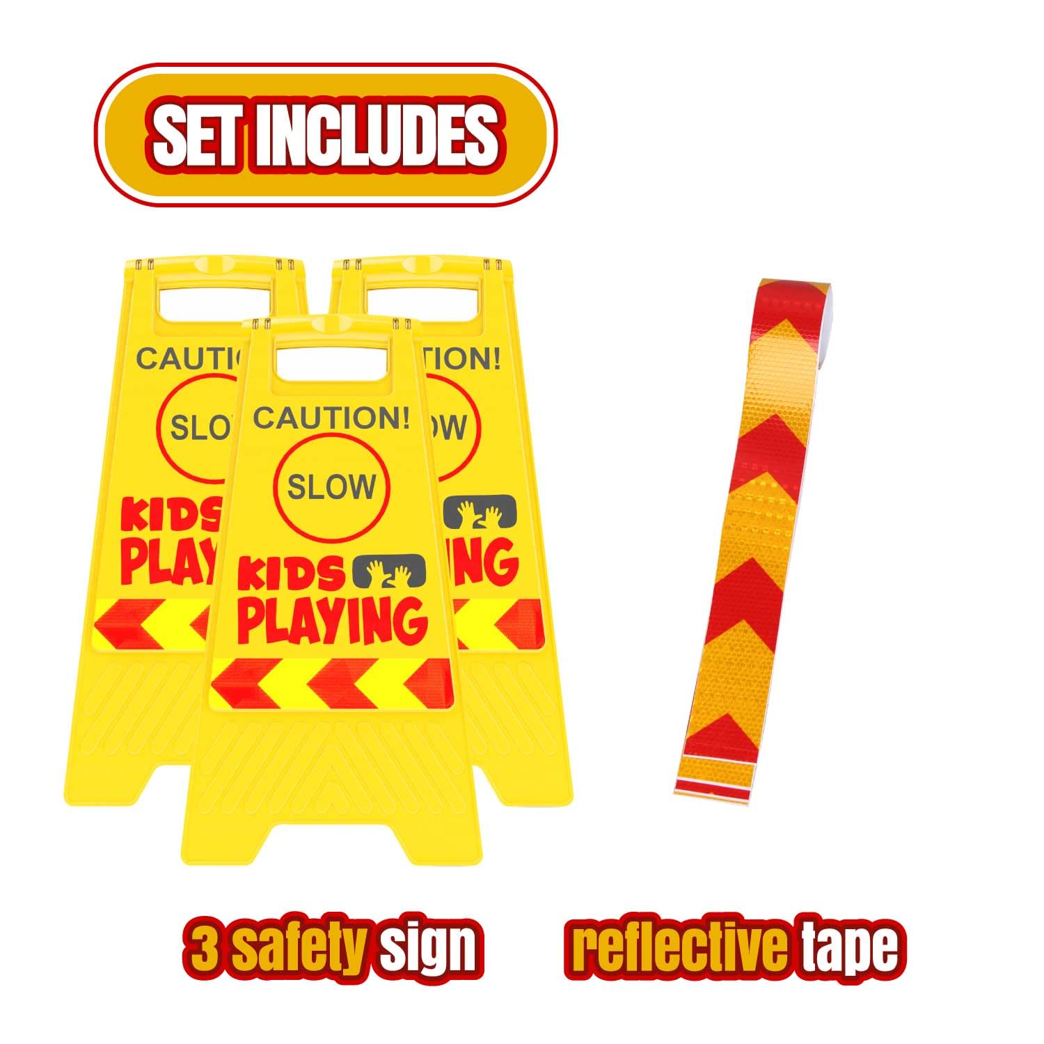 Snapklik.com : Slow Sign For Kids - Children At Play Safety Signs ...