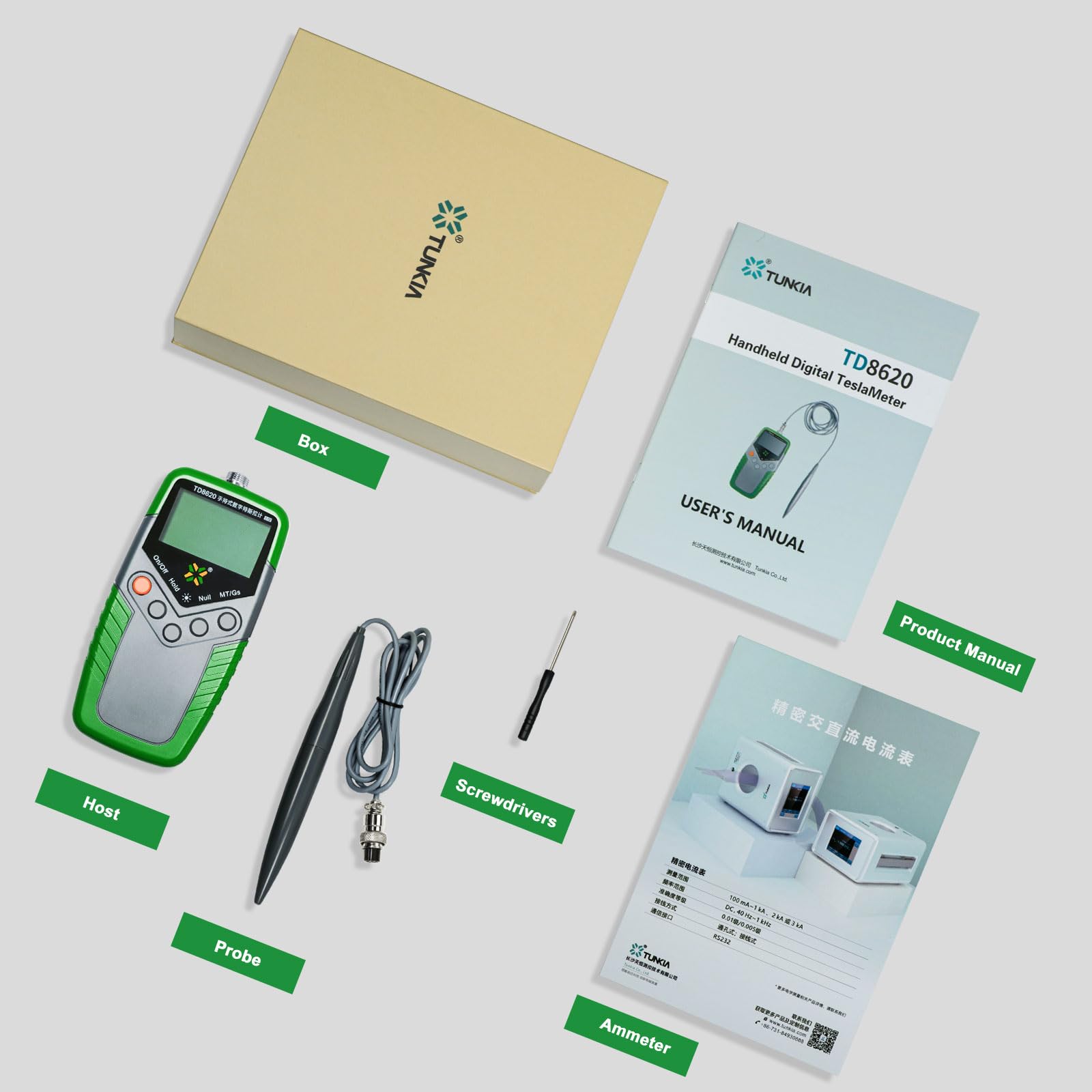 Snapklik.com : Handheld Gaussmeter 0-2400mT Range Surface Magnetic ...