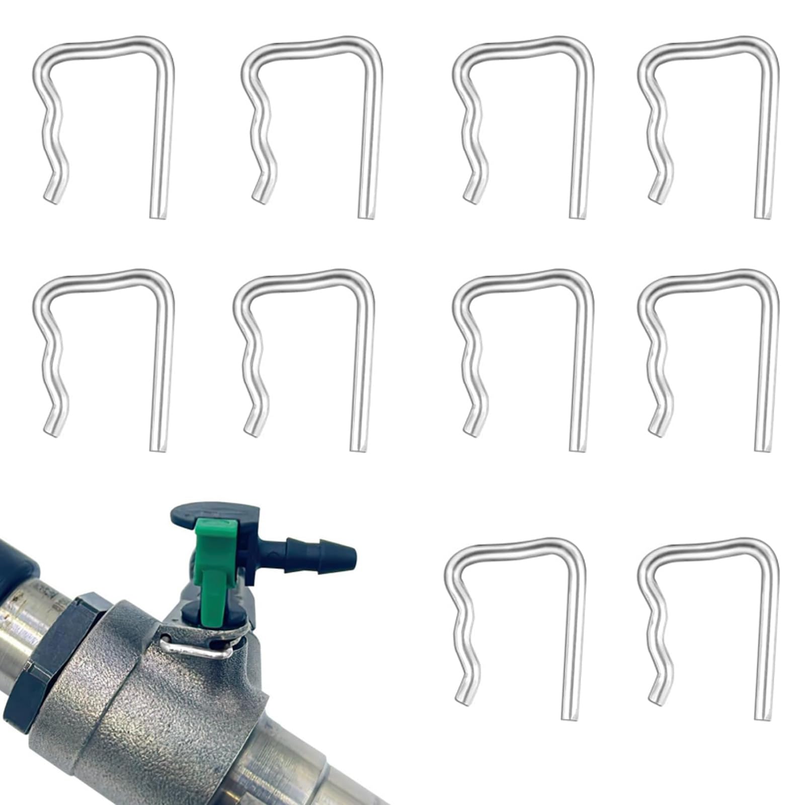 Raheem Common Rail Injector Leak Off Retaining Clips 10 Pcs Fuel Leak ...