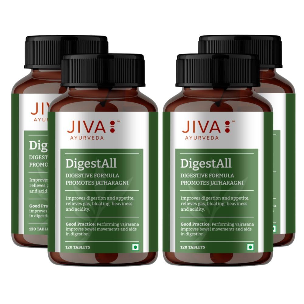 Buy Jiva Digestall Tablet 500mg 480 Tablet | Provides Relief From Indigestion | Flatulence and ...