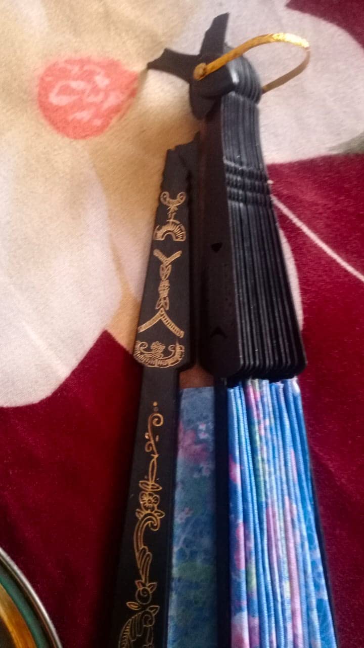 Buy Boscaiola24 Kingsman store Hand Fan Silk Sakura Butterfly Printed ...