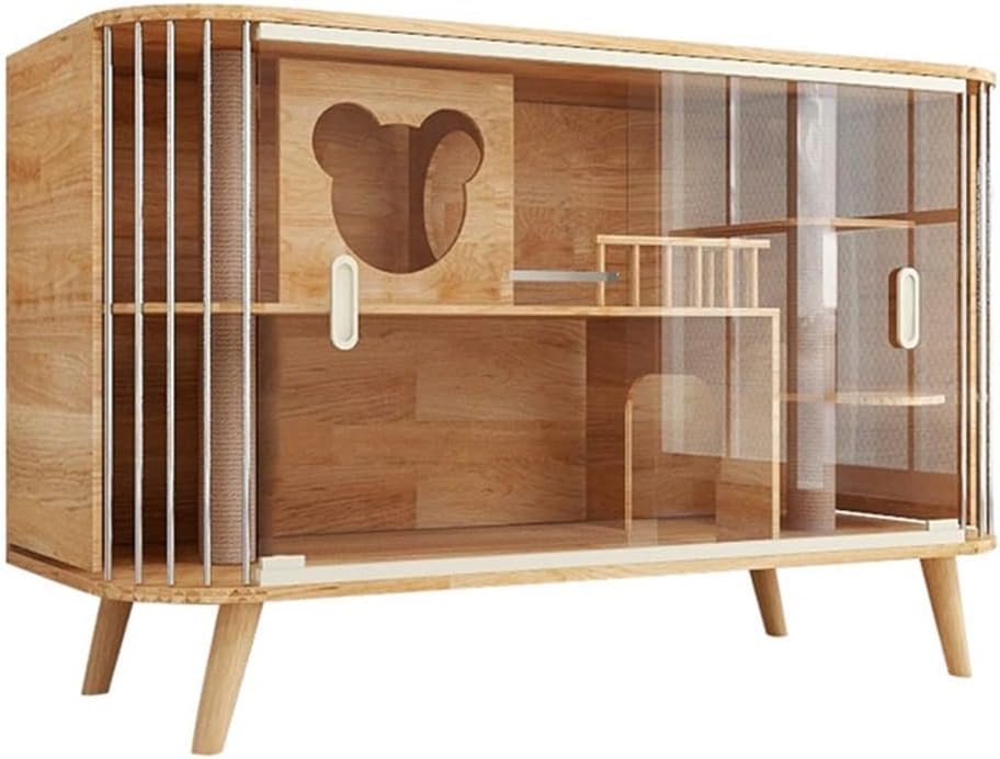 SISWIM Cat Villa Cat Cage Indoor Household Cat Cabinet Cat House Cat ...