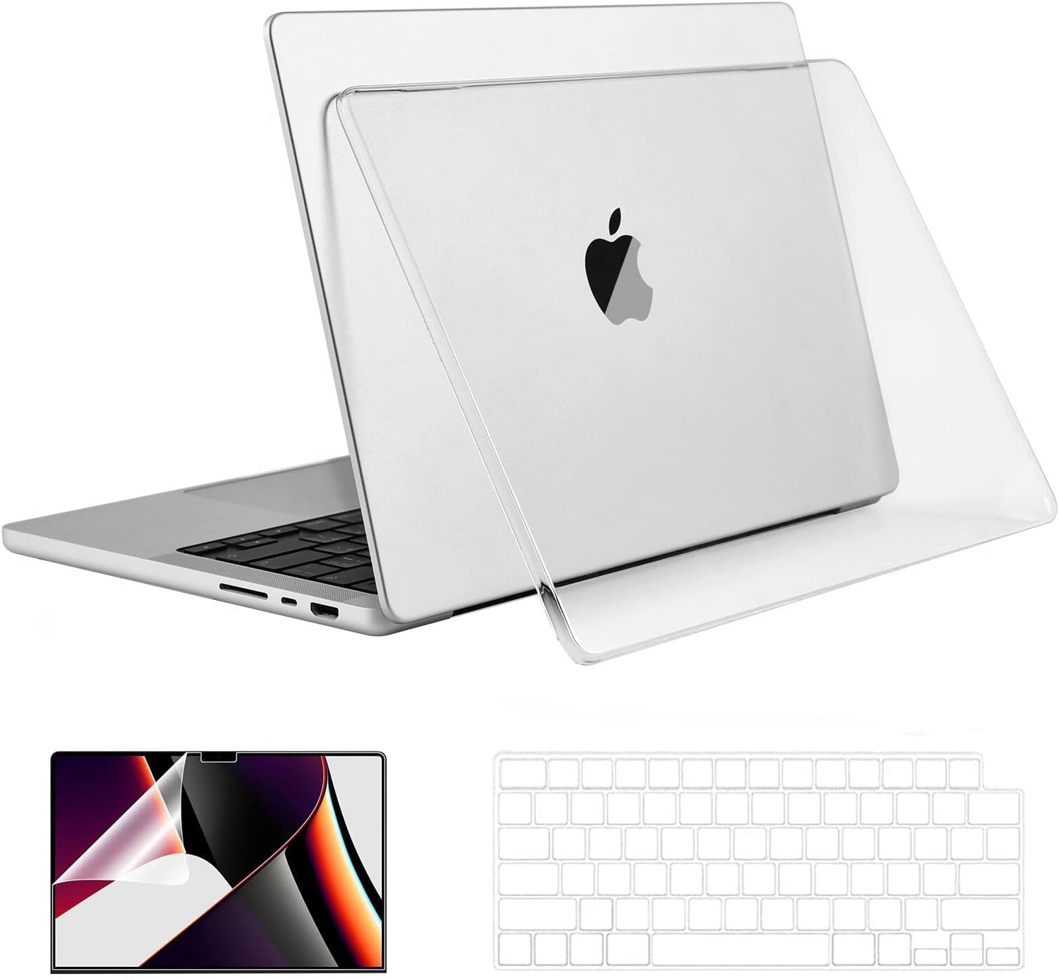 Amazon.com: EooCoo Hard Case Clear Compatible with MacBook Pro 16 inch ...