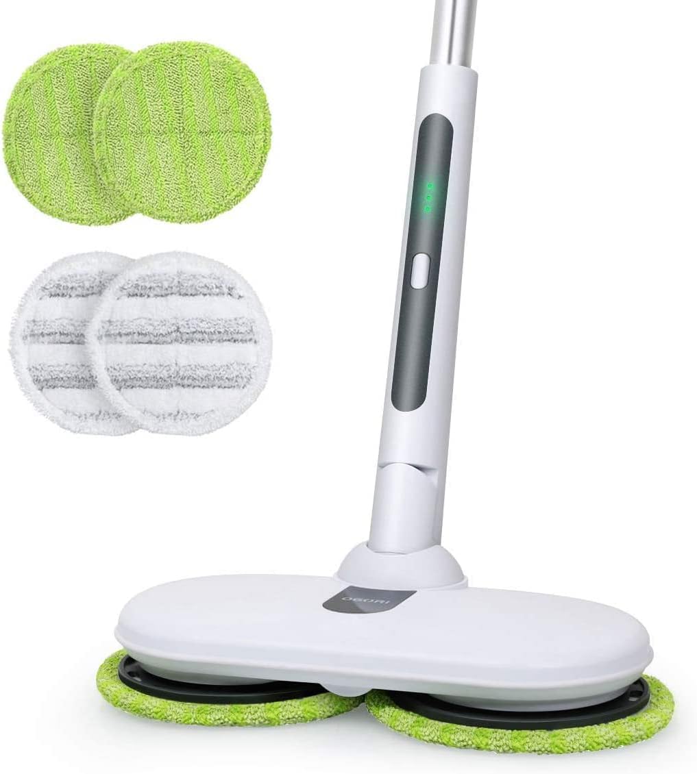 Kabellos Elektrischer Mopp Bodenwischer mit Sprühfunktion, 350ML ...