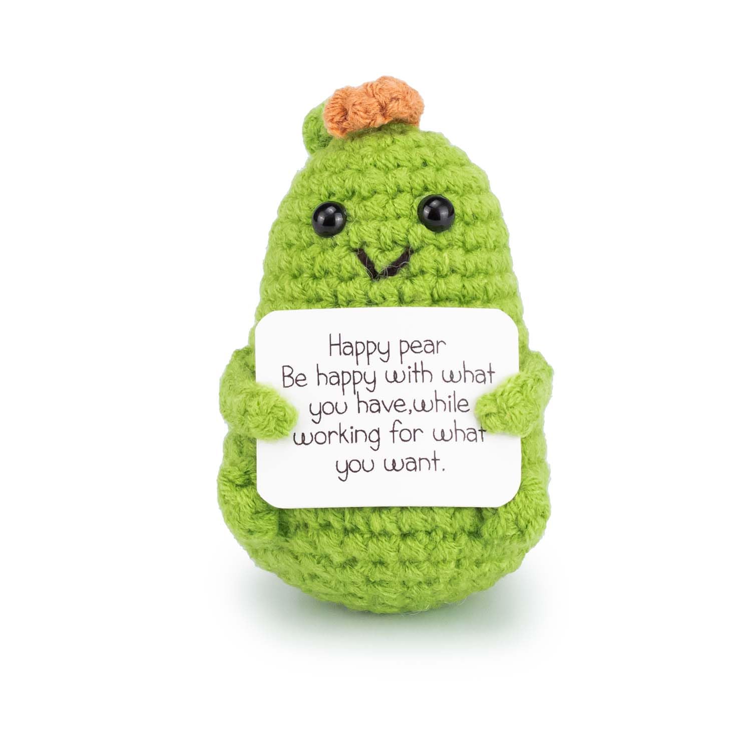 Amazon.com: Funny Positive Potato Pickles Doll, Handmade Emotional ...