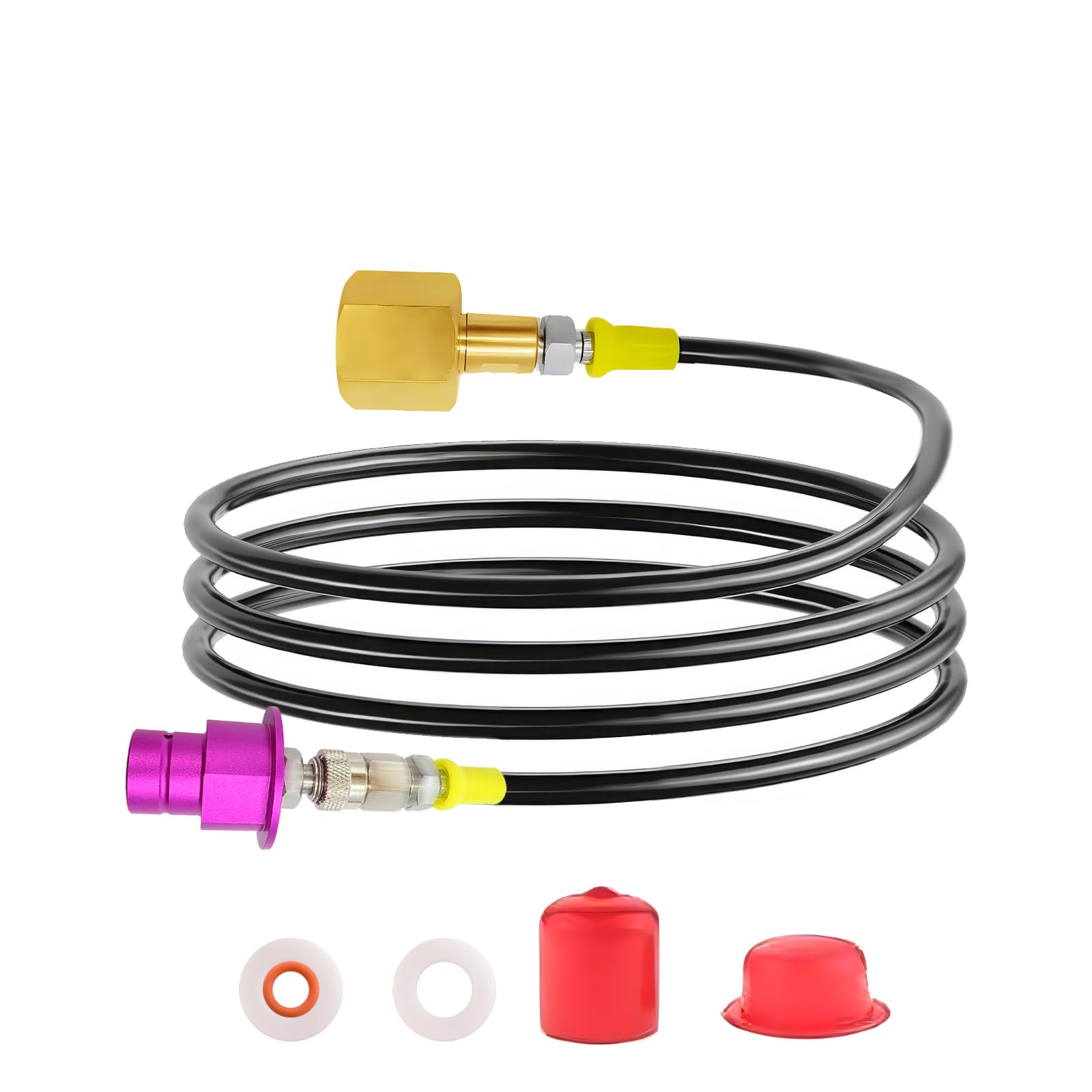 Amazon.com: Soda Machine Co2 Adapter with 60inch Hose, Soda Maker Co2 ...