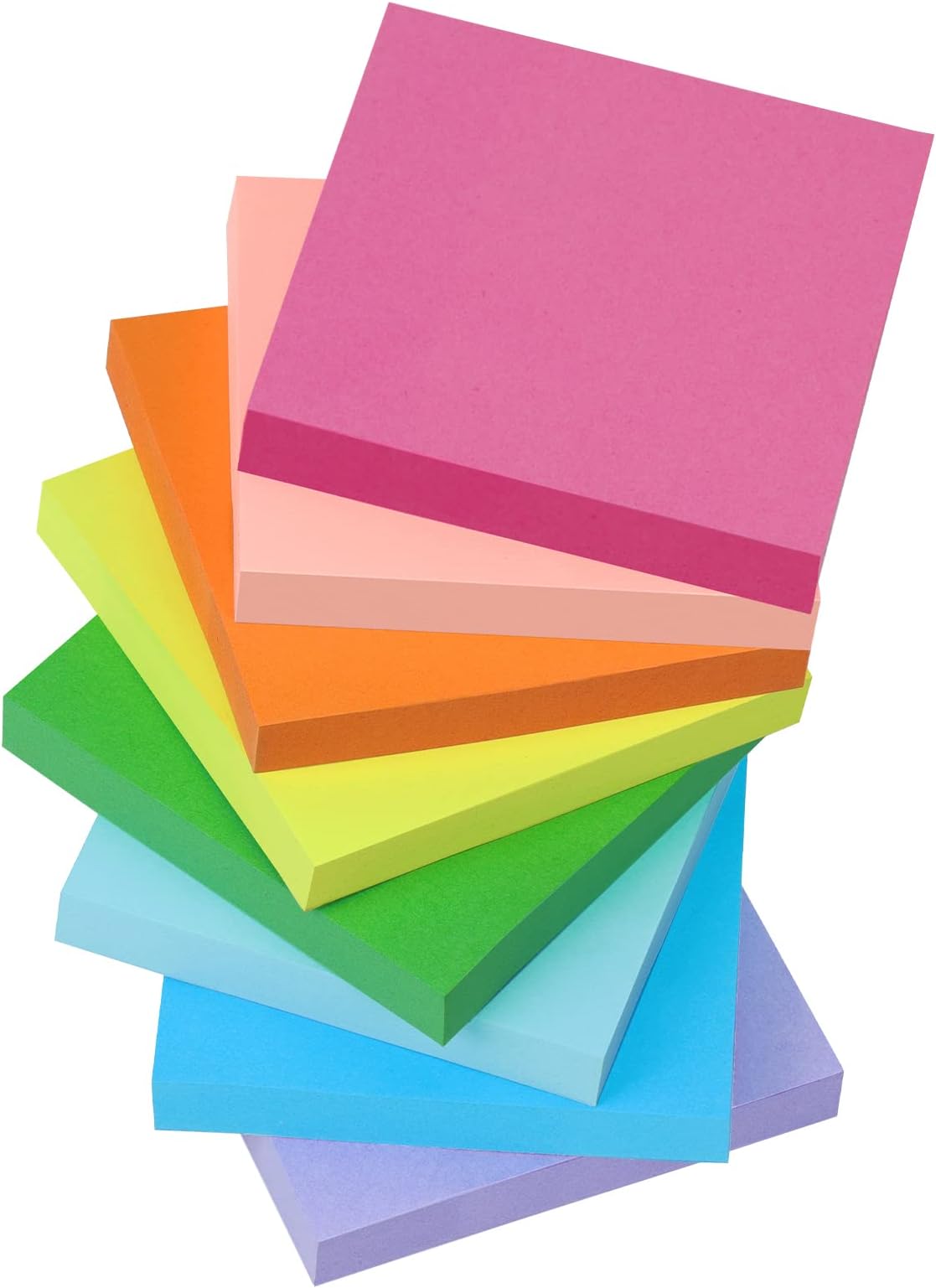 Amazon.com : Sticky Notes - VANZAVANZU Self-Stick Notes 2x3 in, 12 Pads ...