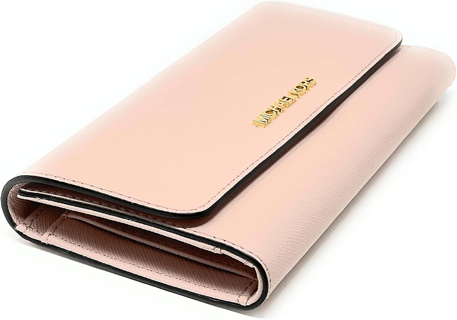 Michael Kors Women’s Jet Set Travel Large Trifold Wallet In Powder ...