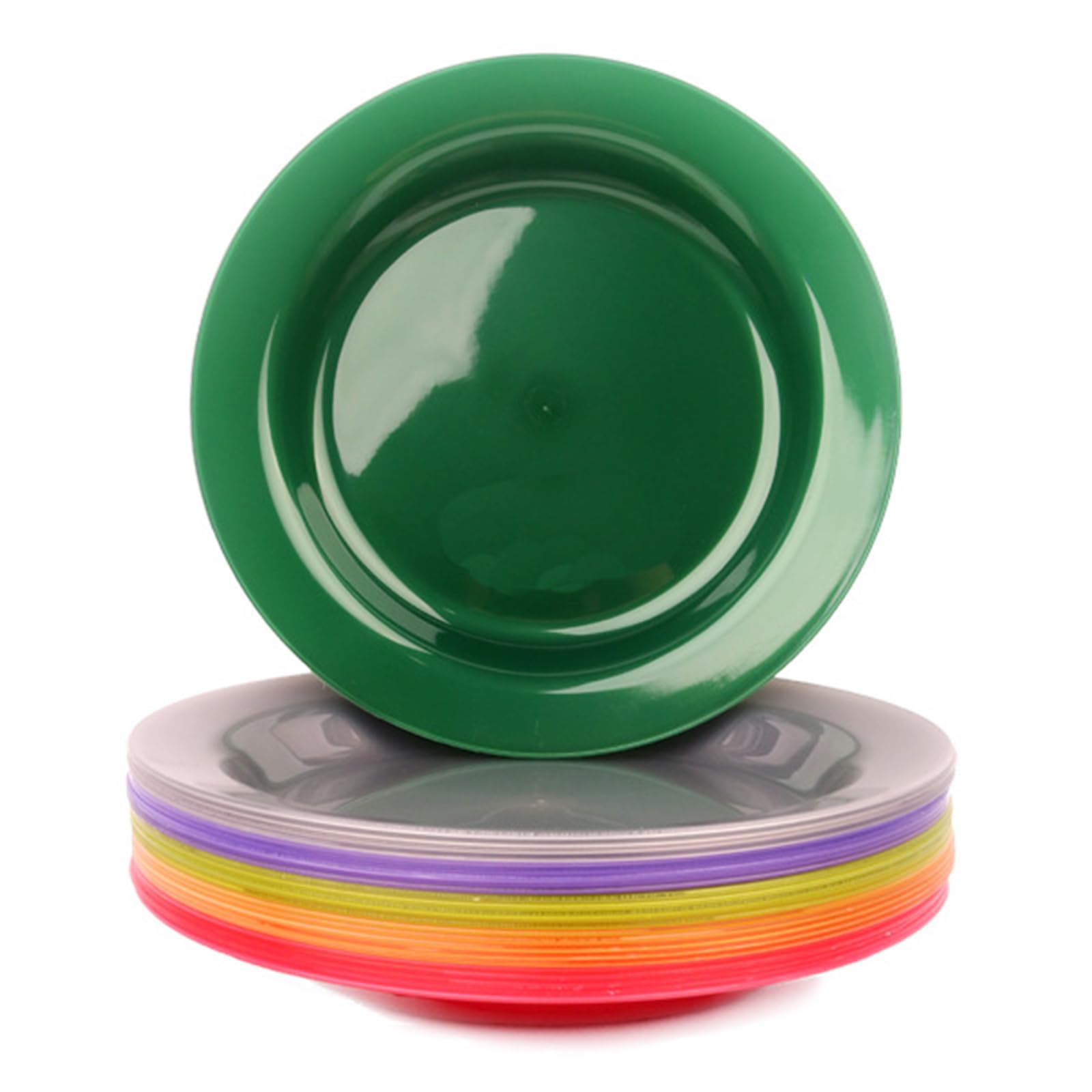 Amazon.com: KAILIYA 10PCS Reusable Plastic Paper Plate Holders 10 Inch ...