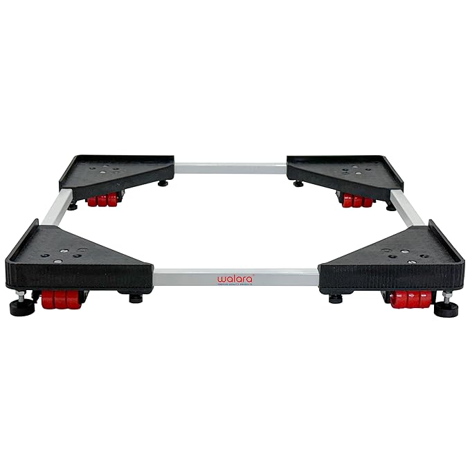 WALARA Premium Heavy duty Adjustable -24 Wheels Washing Machine Stand ...